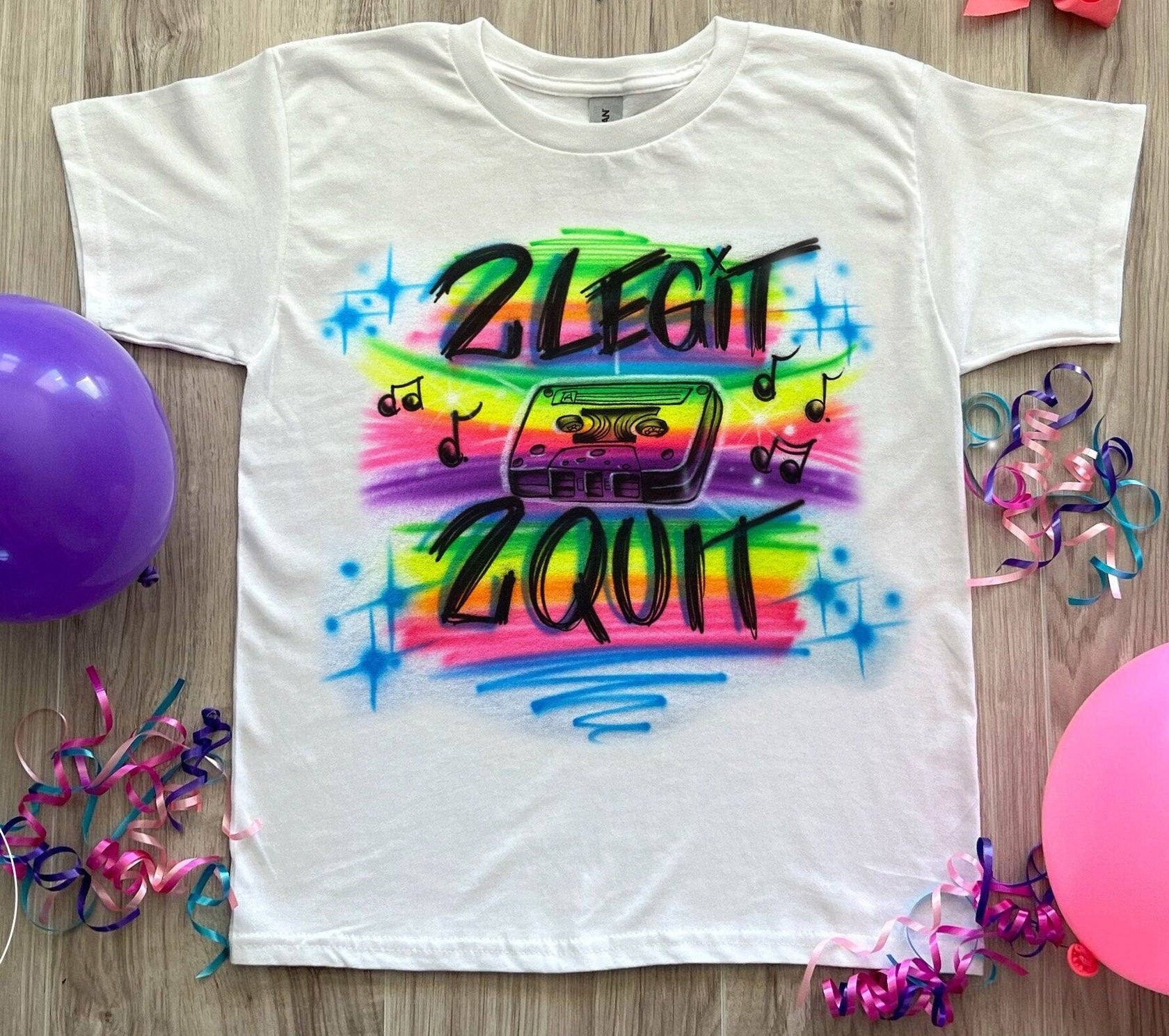 2 Legit To Quit Airbrush Shirt – Bluegrass Airbrush